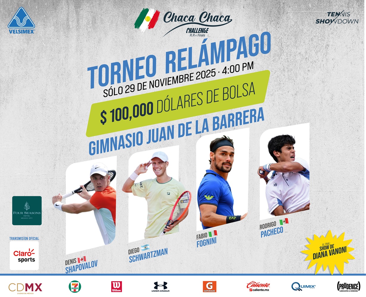 Chaca Chaca Challenge 2025 un torneo relámpago de tenis latirá en CDMX ...